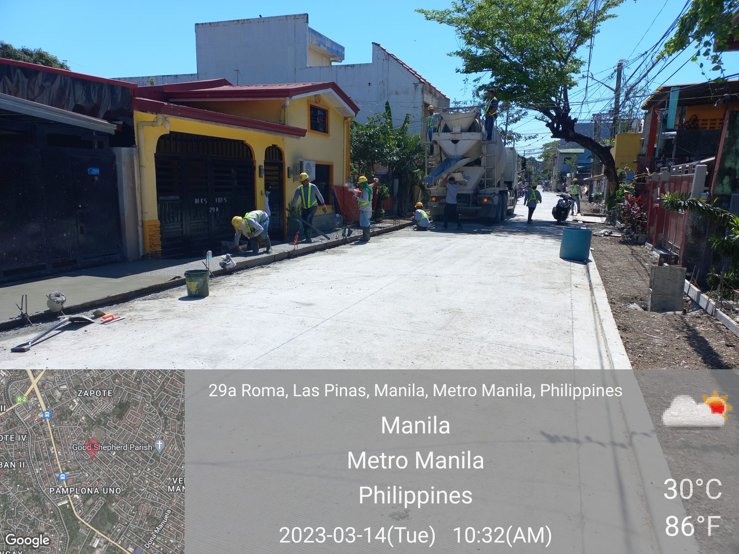 Construction of Roads and Drainages at Brgy. Pulang Lupa 2, Las Piñas ...